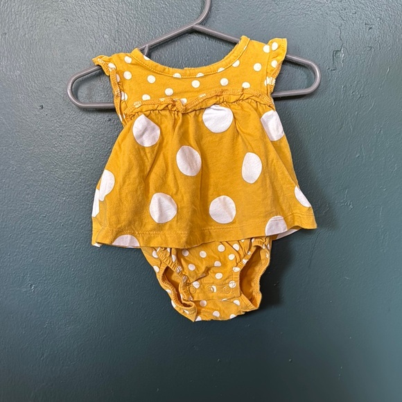 Carter's | Accessories | Carters Yellow And White Polka Dot Diaper ...